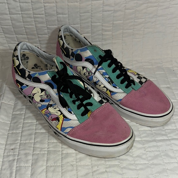 Vans | Shoes | Vans X Disney Otw Old Skool 8s Colorful Cartoon Sneakers ...